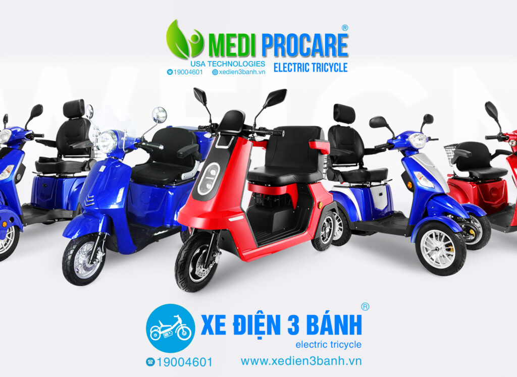 Hướng dẫn sử dụng xe điện 3 bánh cho người già, người khuyết tật MEDI ...