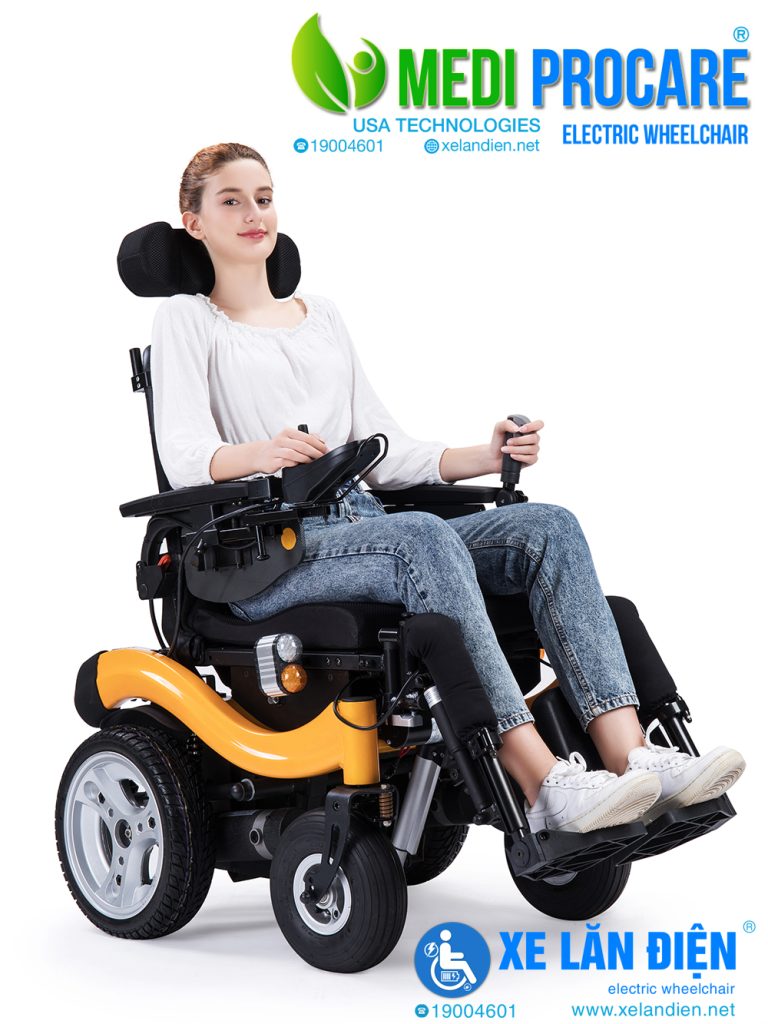 Xe lăn điện thông minh, gấp gọn, cao cấp, giá rẻ, cho người già, người khuyết tật MEDI-PROCARE ...